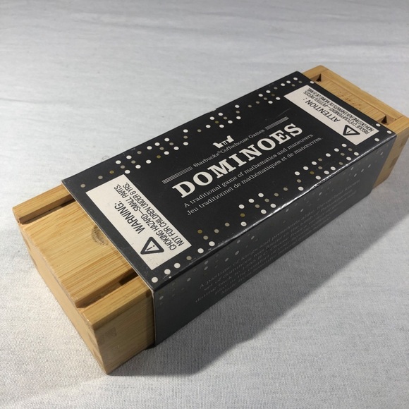 Starbucks | Other | Starbucks Coffeehouse Games Wood Mini Dominoes Set ...